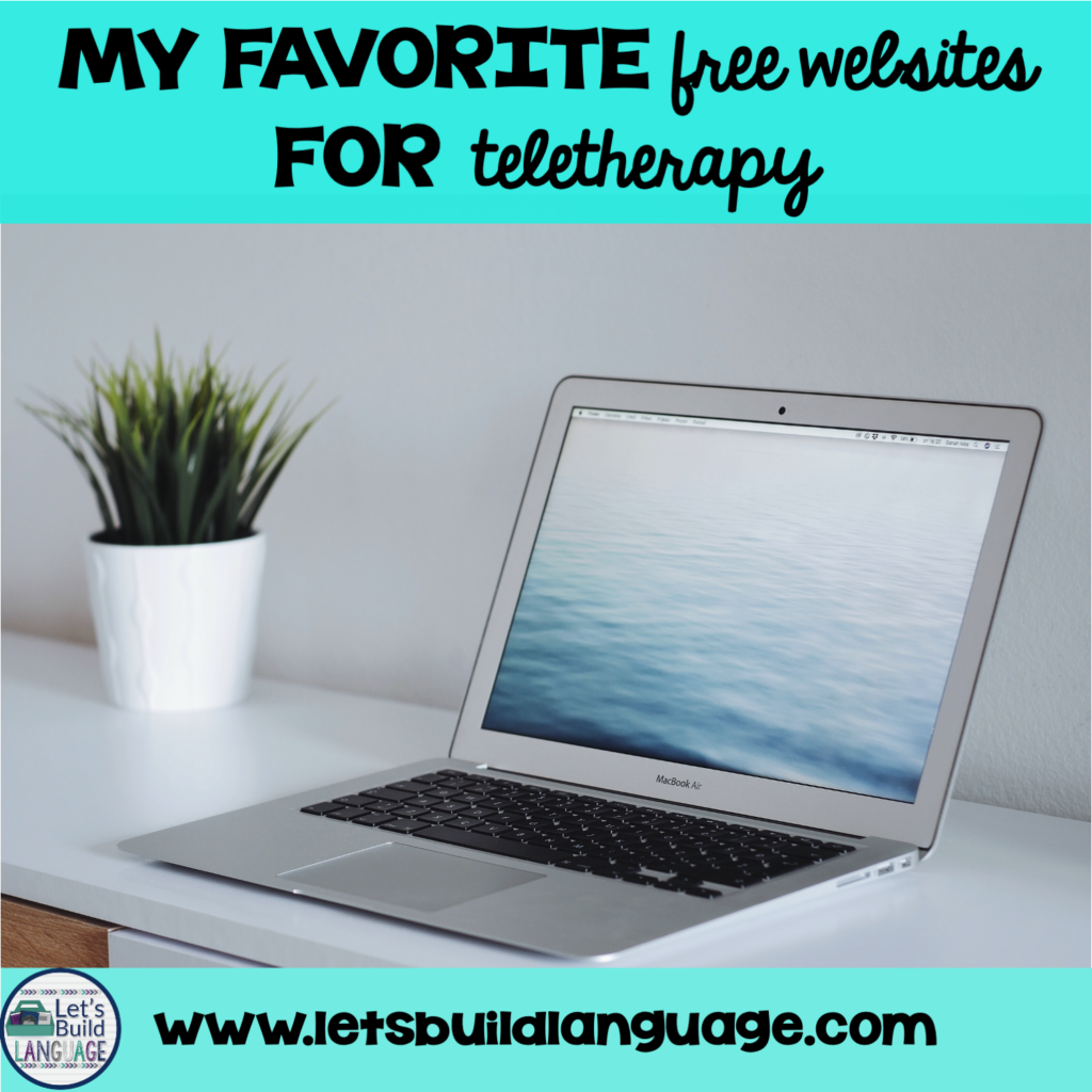 Let's Build Language • Free websites for teletherapy • Distance Learning